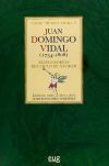 JUAN DOMINGO VIDAL (1734-1808) - JUAN DOMINGO VIDAL - 9788433857057