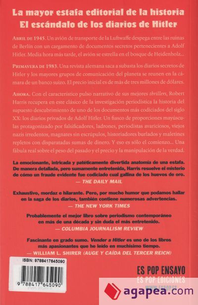 VENDER A HITLER - ROBERT HARRIS - 9788417645090