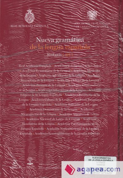 NUEVA GRAMATICA DE LA LENGUA ESPAÑOLA. EDICION REVISADA Y AMPLIADA ...