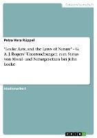 "LOCKE, LAW, AND THE LAWS OF NATURE" - G. A. J. ROGERS' UNTERSUCHUNGEN ...
