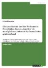 DIE AMERIKAREISE DES KARL ROßMANN IN FRANZ KAFKAS ROMAN "AMERIKA" ALS ...