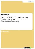 ZUM LEVERAGE-EFFEKT IM VERHALTNIS ZUM WACC-ANSATZ BEI DER ...