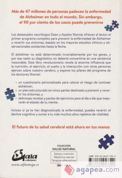 LA SOLUCION AL ALZHEIMER - DEAN SHERZAI; AYESHA SHERZAI - 9788484457329