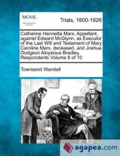 CATHARINE HENRIETTA MARX, APPELLANT, AGAINST EDWARD MCGLYNN, AS ...