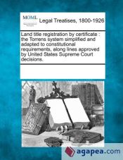 LAND TITLE REGISTRATION BY CERTIFICATE - 9781241028145