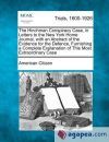 THE HINCHMAN CONSPIRACY CASE, IN LETTERS TO THE NEW YORK HOME JOURNAL ...