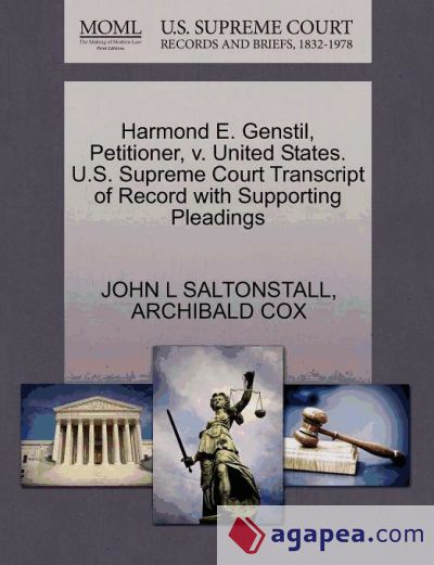HARMOND E. GENSTIL, PETITIONER, V. UNITED STATES. U.S. SUPREME COURT ...