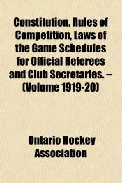 CONSTITUTION, RULES OF COMPETITION, LAWS OF THE GAME SCHEDULES FOR ...
