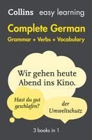 COMPLETE GERMAN GRAMMAR VERBS VOCABULARY: 3 BOOKS IN 1 - COLLINS DICT ...