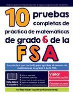 10 PRUEBAS COMPLETAS DE PRACTICA DE MATEMATICAS DE GRADO 6 DE LA FSA ...