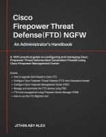 CISCO FIREPOWER THREAT DEFENSE(FTD) NGFW: AN ADMINISTRATOR'S HANDBOOK ...