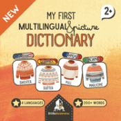 MY FIRST MULTILINGUAL AND PICTURE DICTIONARY - ENGLISH, SPANISH, FRENCH ...