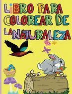 LIBRO PARA COLOREAR DE LA NATURALEZA: ANIMALES ASOMBROSOS, PAJAROS ...