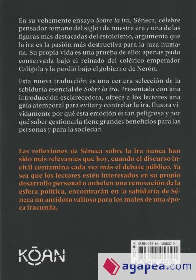 EL ARTE DE MANTENER LA CALMA - LUCIO ANNEO SENECA - 9788412053791
