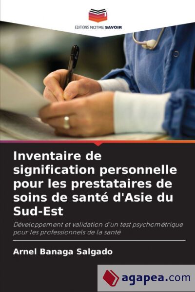 INVENTAIRE DE SIGNIFICATION PERSONNELLE POUR LES PRESTATAIRES DE SOINS ...