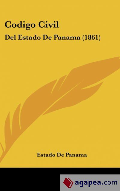 CODIGO CIVIL - ESTADO DE PANAMA - 9781160644181