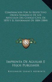 COMPARACION POR SU RESPECTIVO ORDEN NUMERICO DE LOS ARTICULOS DEL ...