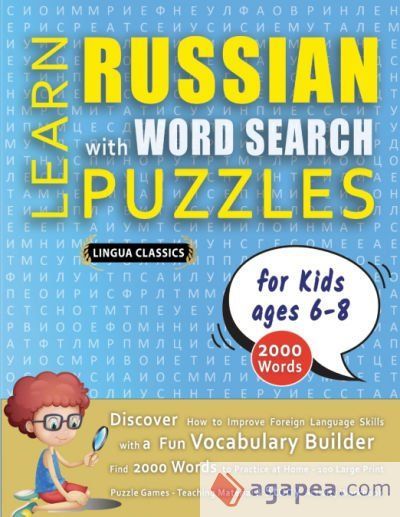 LEARN RUSSIAN WITH WORD SEARCH PUZZLES FOR KIDS 6 - 8 - DISCOVER HOW TO ...