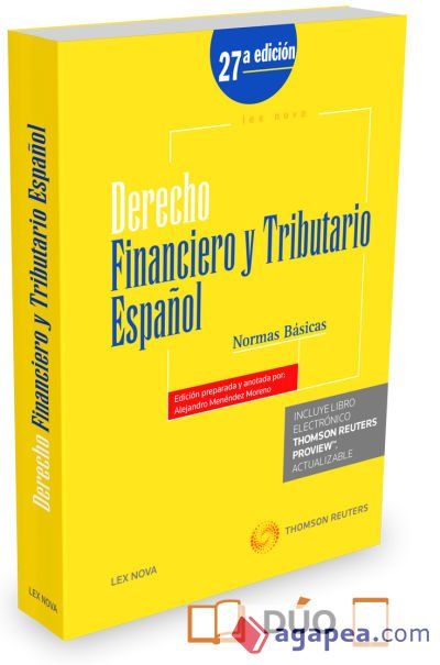 Derecho Financiero Y Tributario EspaÑol Normas Basicas Alejandro