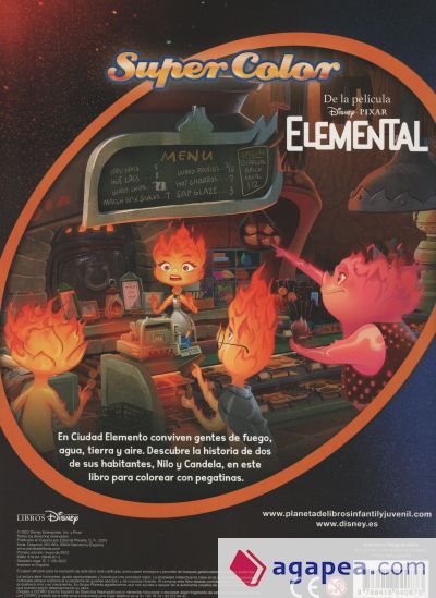 ELEMENTAL. SUPERCOLOR - WALT DISNEY - 9788418940873