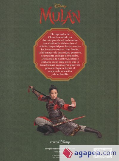 MULAN. EL LIBRO DE LA PELICULA - WALT DISNEY - 9788417062156