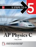 5 STEPS TO A 5: AP PHYSICS C 2025 - GREG JACOBS - 9781266713699