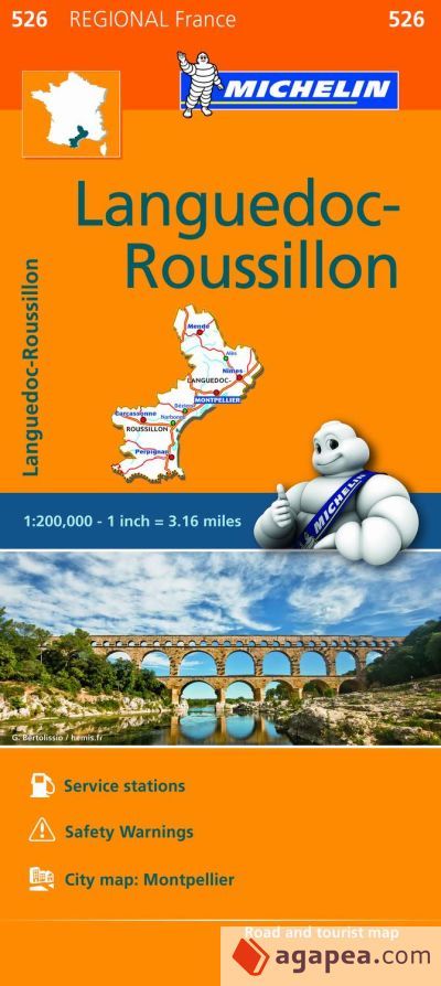 MICHELIN REGIONAL MAPS: FRANCE: LANGUEDOC-ROUSSILLON MAP 526 - MICHELIN ...