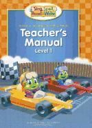 SING, SPELL, READ & WRITE TEACHER'S MANUAL, LEVEL 1: 36 STEPS TO ...