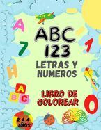 LIBRO DE COLOREAR DEL ALFABETO Y LOS NUMEROS PARA NIÑOS DE 2 A 4 AÑOS ...