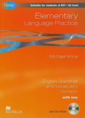 ELEMENARY LANGUAGE PRACTICE. ENGLISH GRAMMAR AND VOCABULARY WITH KEY ...