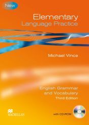ELEMENTARY LANGUAGE PRACTICE. ENGLISH GRAMMAR AND VOCABULARY WITH CD ...