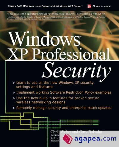 WINDOWS XP PROFESSIONAL SECURITY - CHRIS WEBER - 9780072226027