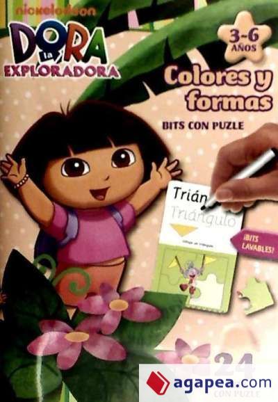 DORA LA EXPLORADORA. COLORES Y FORMAS (BITS CON PUZLE) - MEDIALIVE ...