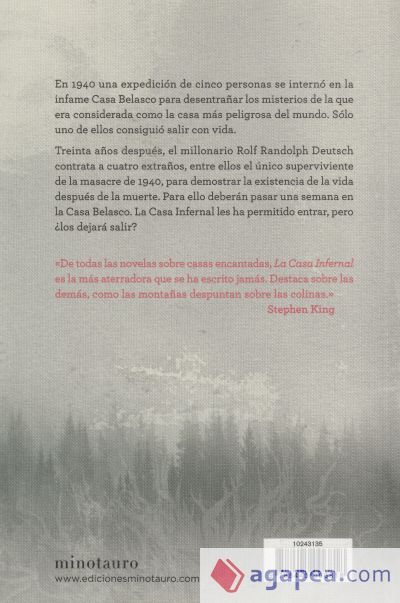 LA CASA INFERNAL - RICHARD MATHESON - 9788445006818