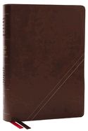 NKJV, WORD STUDY REFERENCE BIBLE, LEATHERSOFT, BROWN, RED LETTER, COMFORT PRINT: 2,000 KEYWORDS ...