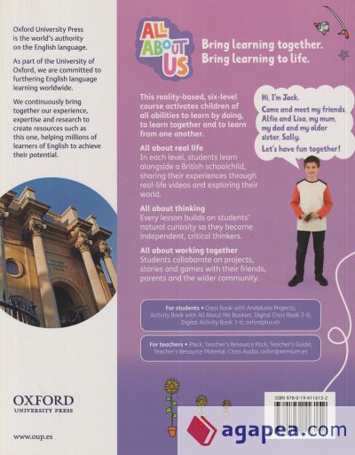 ALL ABOUT US 5. CLASS BOOK. ANDALUSIAN EDITION - PLACIDO BAZO - 9780194116152 - OXFORD ...