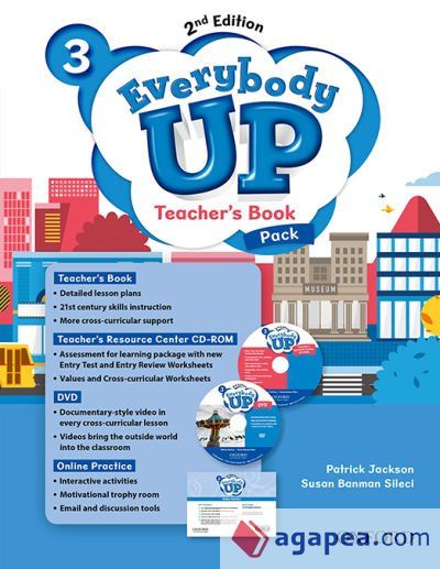EVERYBODY UP! 3. TEACHER'S BOOK W/DVD& ONLINE PRACTICE PACK 2ND EDITION ...