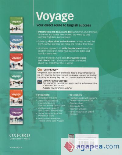 VOYAGE B1+ STUDENT'S BOOK AND DVD PACK - CAROLINA KRANTZ ...