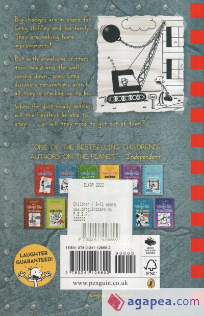 DIARY OF A WIMPY KID: WRECKING BALL (BOOK 14) - JEFF KINNEY - 9780241426692