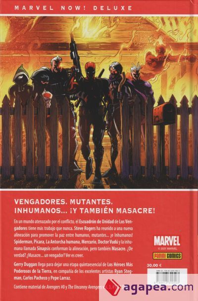 MARVEL NOW! DELUXE. IMPOSIBLES VENGADORES 4 - CARLOS PACHECO; GARRY ...