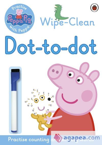 PEPPA PIG: PRACTISE WITH PEPPA: WIPE-CLEAN DOT-TO-DOT - 9780241294659
