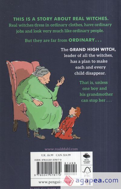 THE WITCHES - ROALD DAHL - 9780241578179