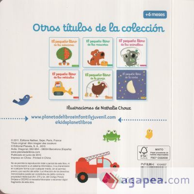EL PEQUEÑO LIBRO DE LOS COLORES - NATHALIE CHOUX - 9788408142027