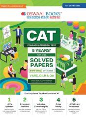 OSWAAL CAT 5 YEARS SOLVED PAPERS (VARC, DILR & QA) | YEAR-WISE & SHIFT-WISE (2019 - 2023) FOR ...
