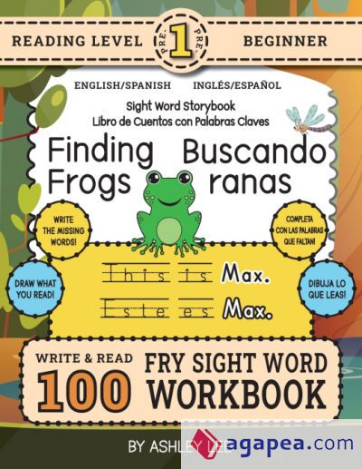 100 SIGHT WORD STORYBOOK WORKBOOK, FINDING FROGS (LEVEL PRE-1 ...