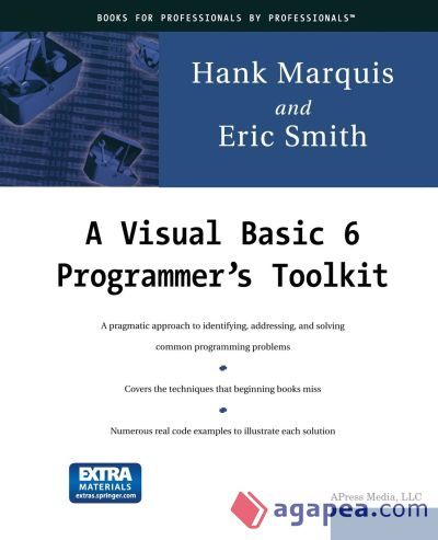 A VISUAL BASIC 6 PROGRAMMERA S TOOLKIT - SMITH; MARQUIS - 9783540780816