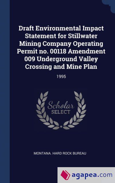 DRAFT ENVIRONMENTAL IMPACT STATEMENT FOR STILLWATER MINING COMPANY ...