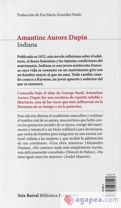 INDIANA - GEORGE SAND - 9788432236297