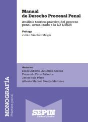 MANUAL DE DERECHO PROCESAL PENAL - GUTIERREZ AZANZA, DIEGO ALBERTO ; PINTO PALACIOS, FERNANDO ...