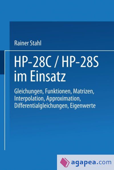 HP-28C / HP-28S IM EINSATZ - RAINER STAHL - 9783528046484